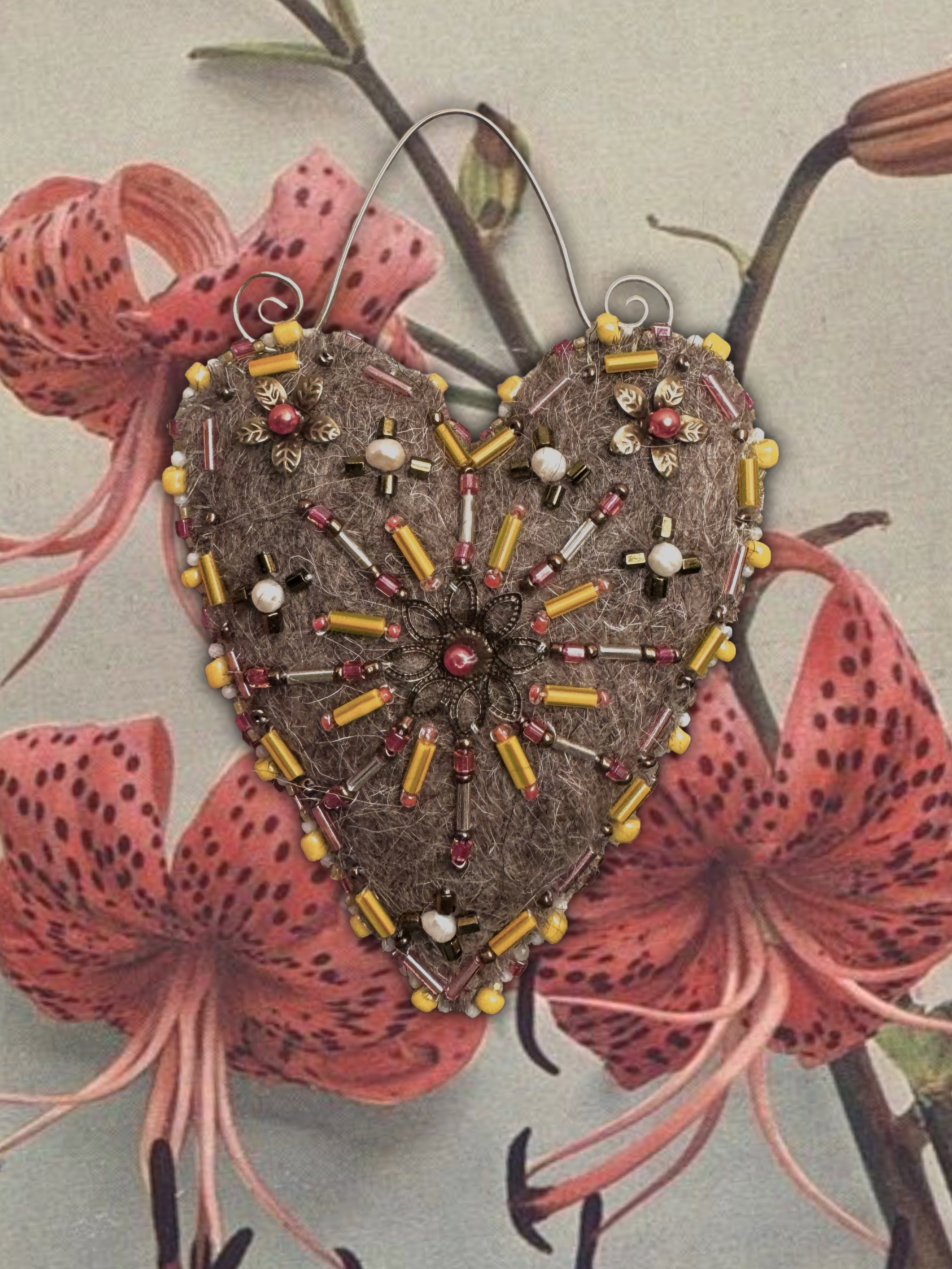 Heart of the Hearth - Wool Embroidered Heart – Madison Alley